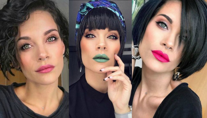 15x Bobline Black! - Korte Kapsels